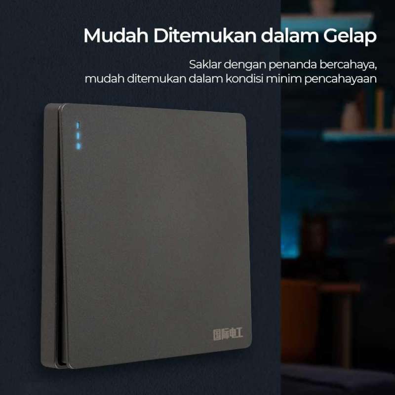 Jual Oweisen Saklar Lampu Frameless Luxury Panel 2 Arah Kg-wzht-2 ...
