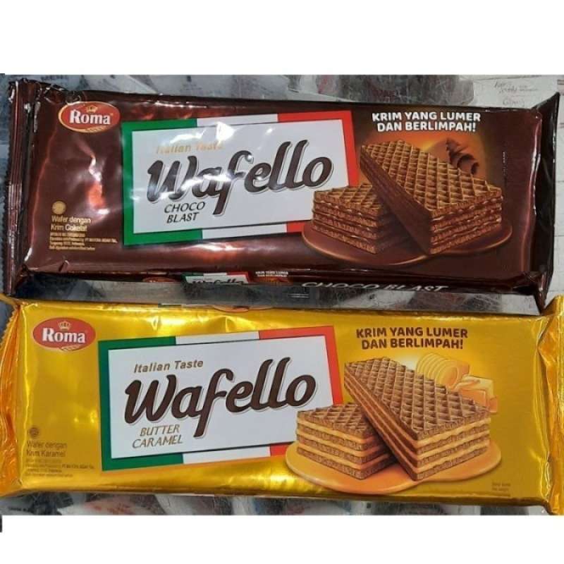 Promo Roma Wafello Choco Chocolate 117 Gr - ( Harga 1 Dus ) Diskon 13% ...