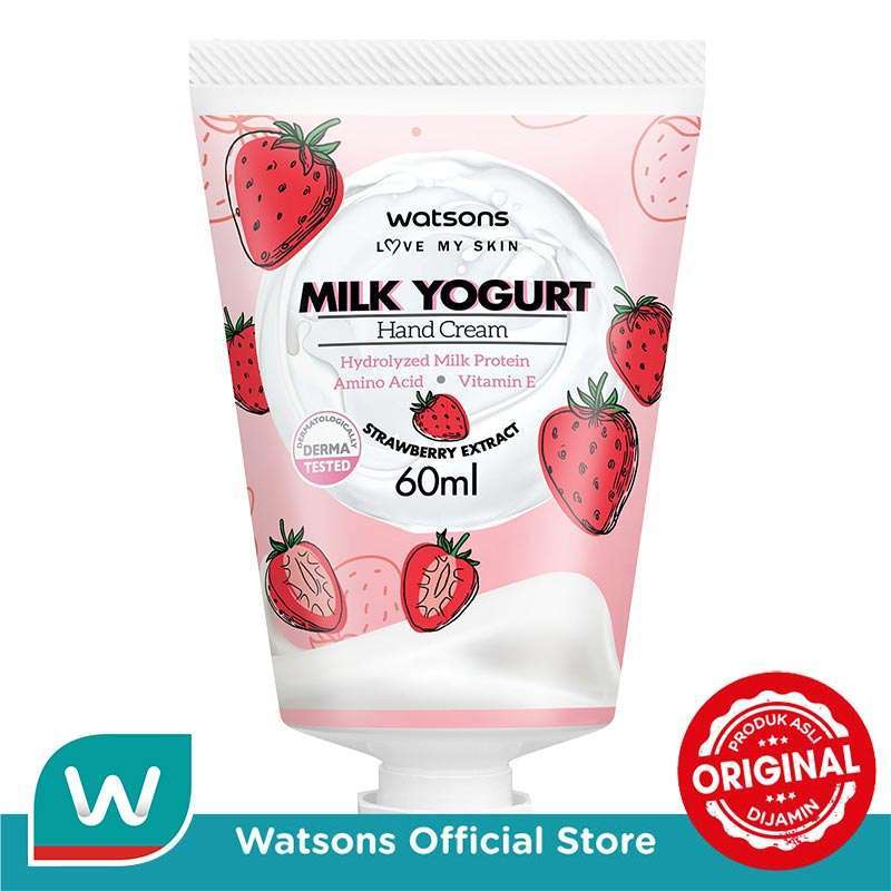 Promo Watsons Milk Yogurt Hand Cream Strawberry 60ml Diskon 26% Di ...