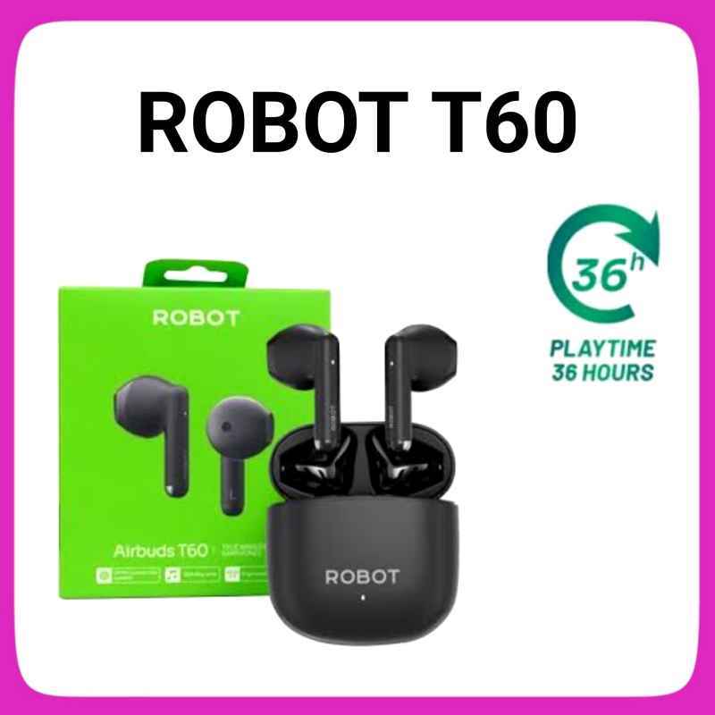 Jual Robot T60 Airbuds Spesifikasi Original, Murah & Diskon Harga Juni ...