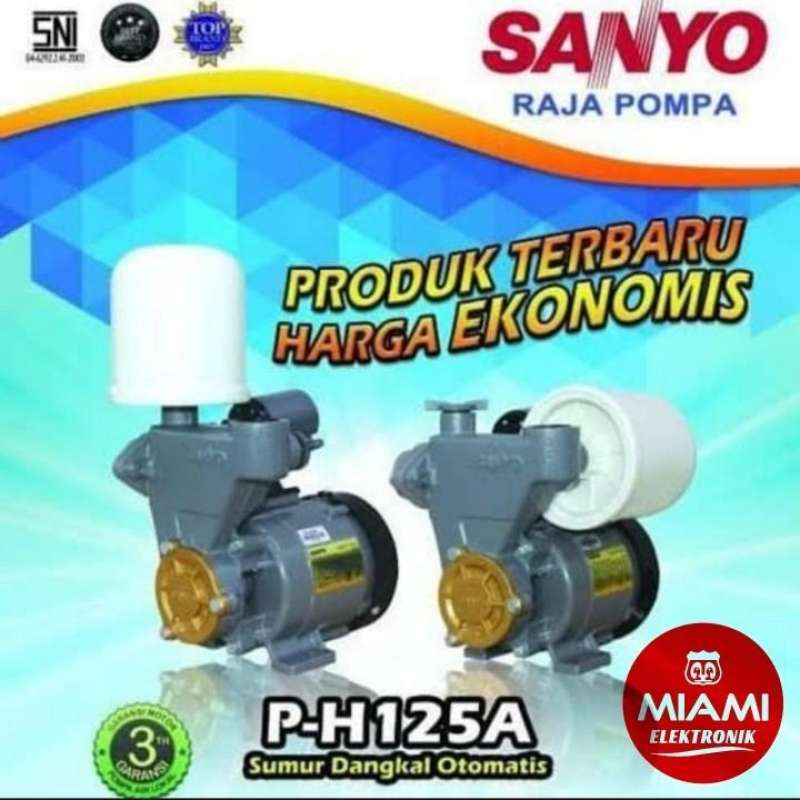 Jual Pompa Air Sanyo Ph125as / Water Pump Sanyo 125watt Ph 125as Di ...
