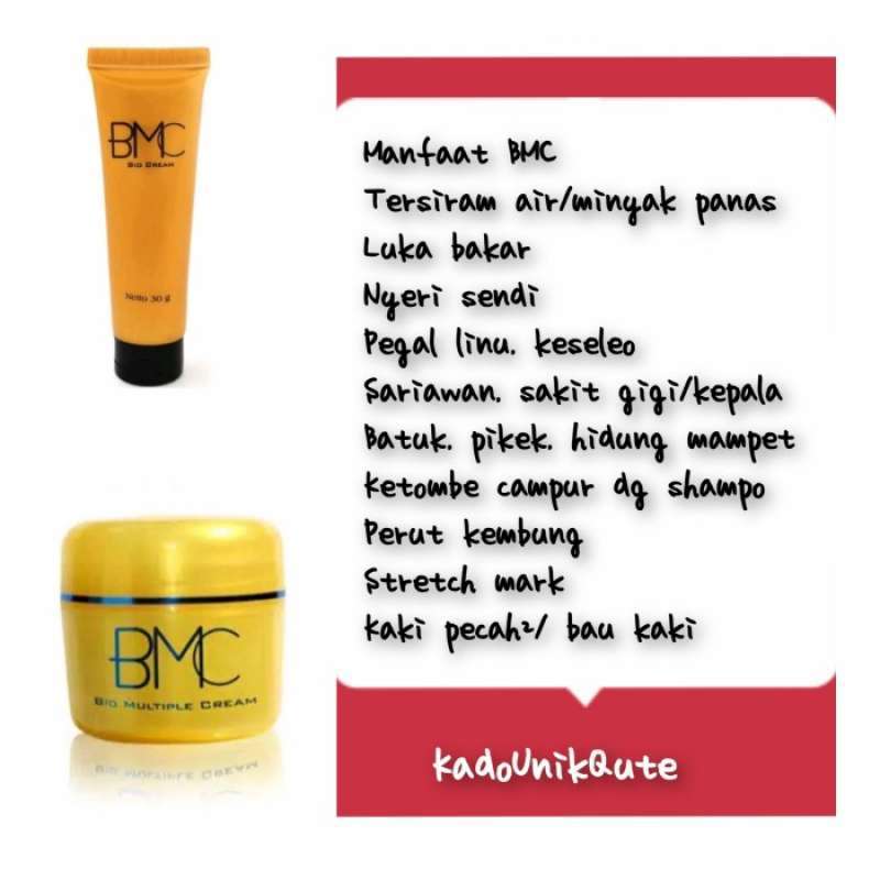 Promo Bmc Bio Multyple Cream 30 Gr Salep Luka Bakar/memar Diskon 33% Di ...