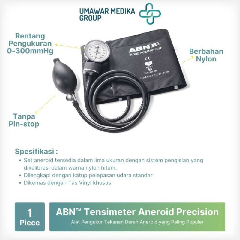 Promo Tensimeter Abn Aneroid Sphyg Precision. Black, Dewasa Diskon 23% Di Seller Devide Store ...
