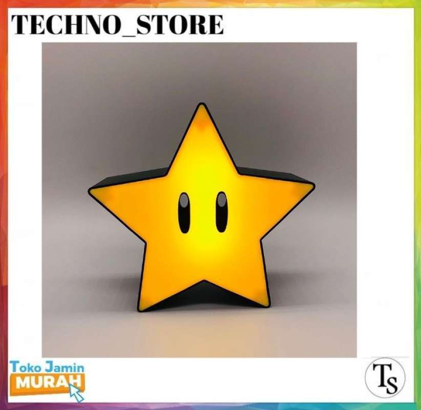 Promo Starlight Super Mario Led Lamp With Sound Lampu Bintang Super ...