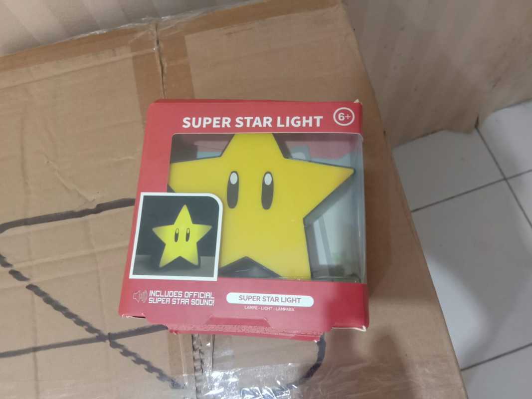 Promo Starlight Super Mario Led Lamp With Sound Lampu Bintang Super ...