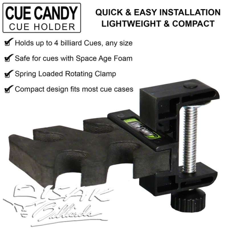 Jual Cue Candy Portable Cues Holder 4 Stick - Sandaran Stik Billiard ...