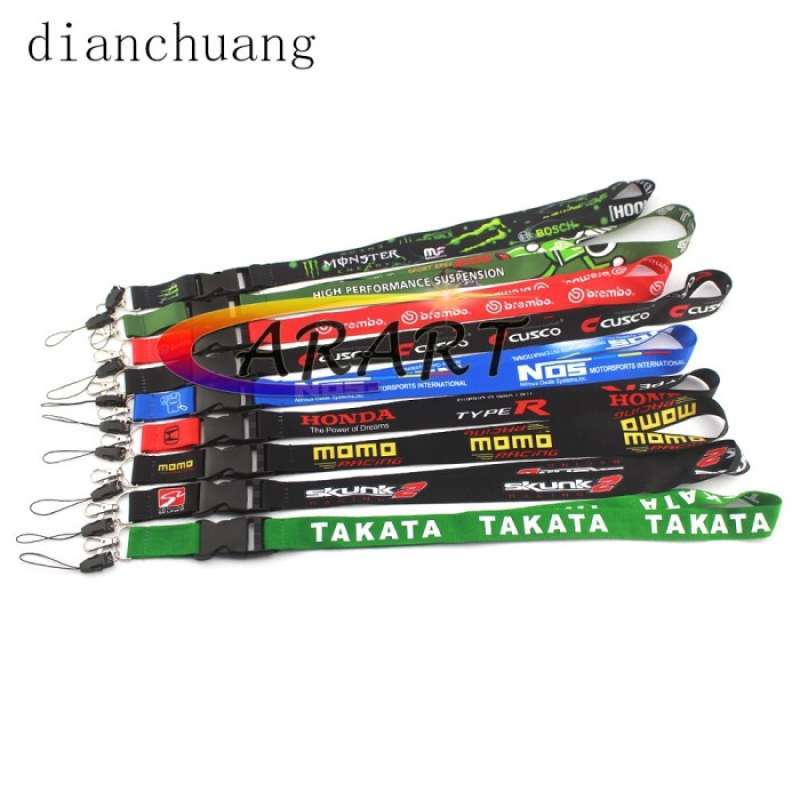 Jual Momo Takata Neck Strap Gantungan Kunci Jdm Lanyard Untuk Holder Id ...
