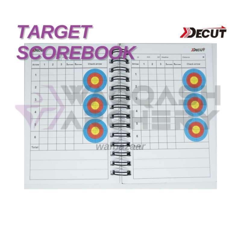 Jual Decut Target Scorebook Score Book Buku Skor Nilai Panahan Scoring ...