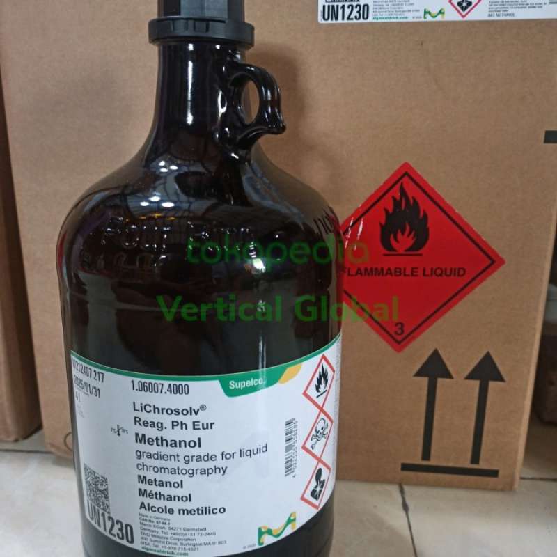 Promo Methanol Hplc Merck M.1.06007.4000 4 Ltr Diskon 23% Di Seller ...