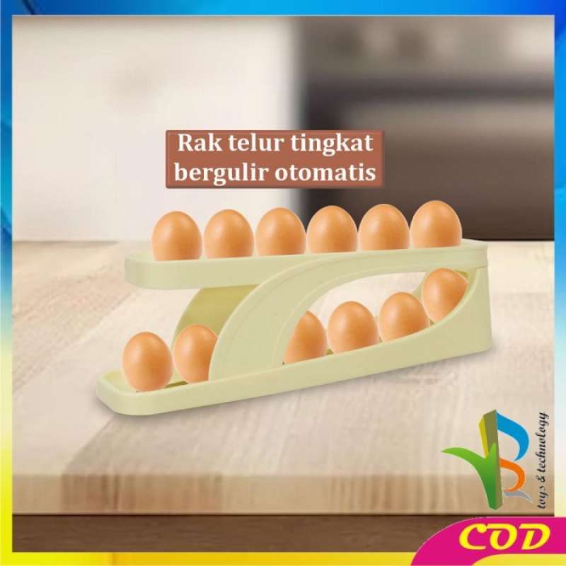 Jual Rb-c993 Tempat Telur Ayam Kulkas 2 Tingkat Bergulir Otomatis ...