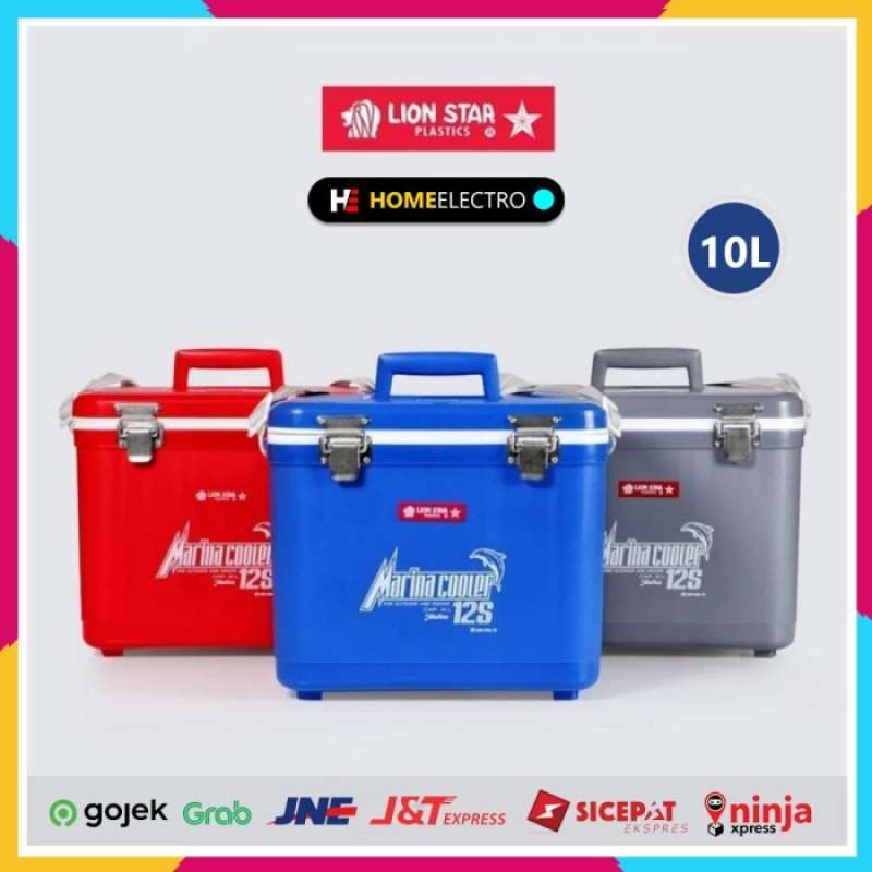 Jual Lion Star Marina Cooler 12s Box Ice Kotak Tempat Es 10 Lt - Abu ...