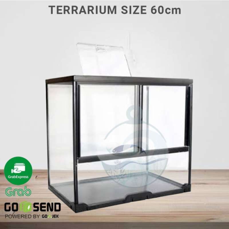 Promo Aquarium Rium Nikita 60 Cm Kandang Reptil Gex Iguana Gecko Diskon 23% Di Seller Siba Store ...