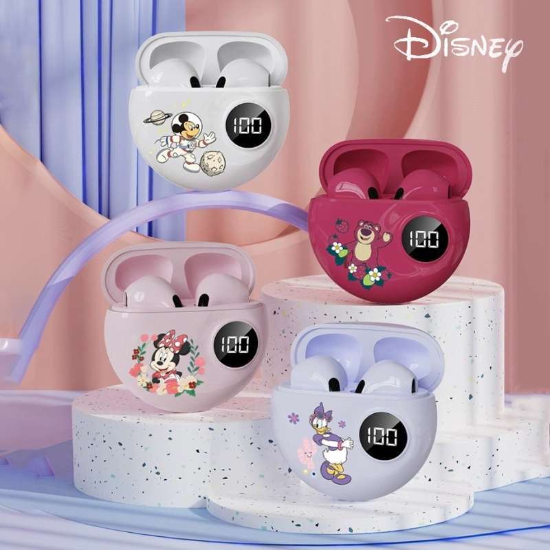Jual 100% Original Disney Tws Headset Bluetooth 5.3 Wireless Earphone ...