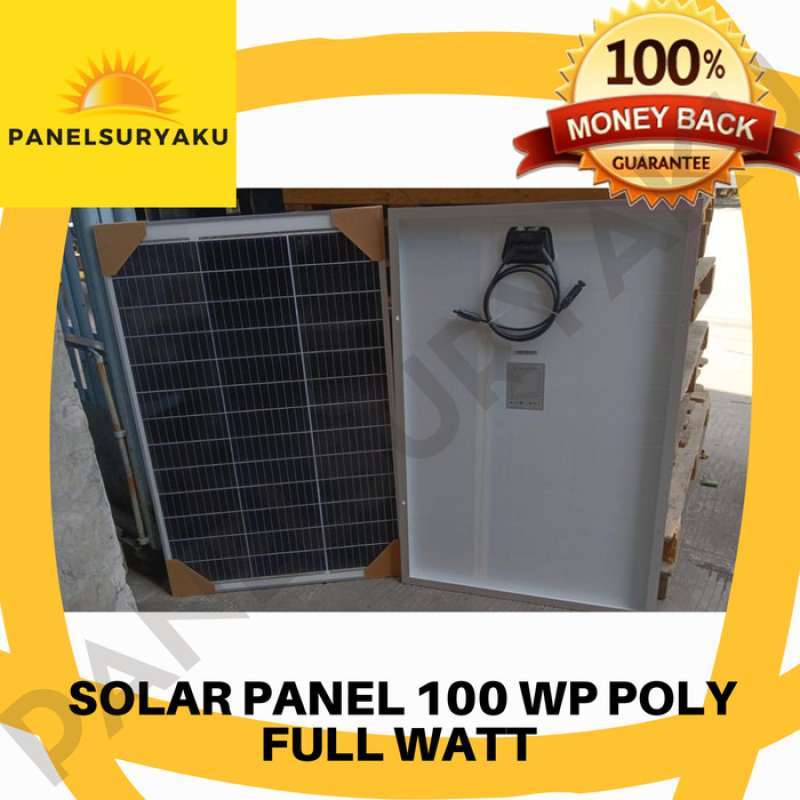 Jual Solar Panel Surya Solar Cell 100 Wp 100 Watt Polycrytalline Maysun ...