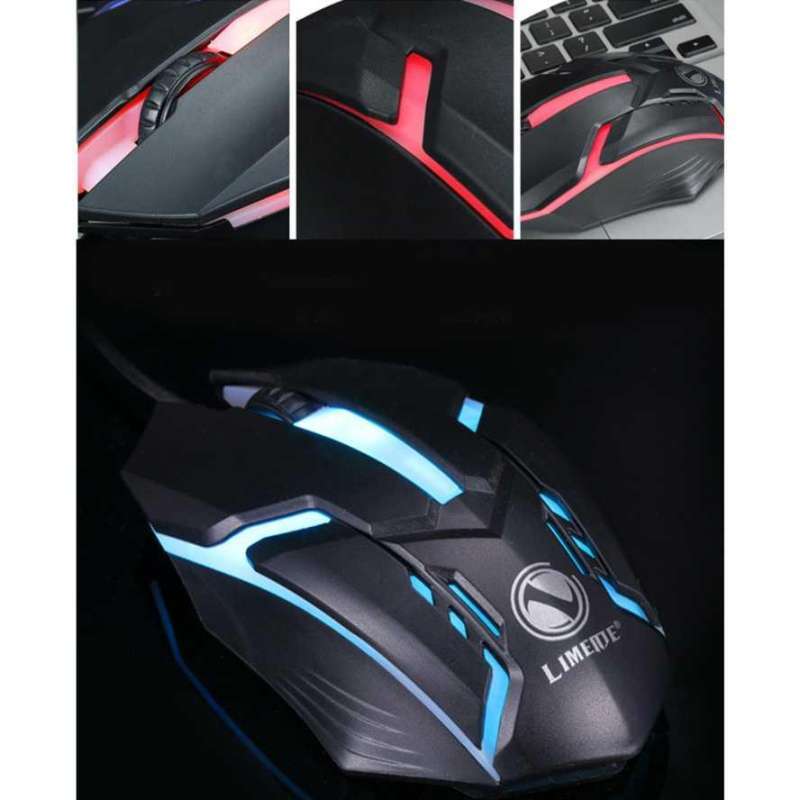 Jual Limeide Combo Gaming Keyboard Rgb With Mouse Gtx300 Keyboard ...