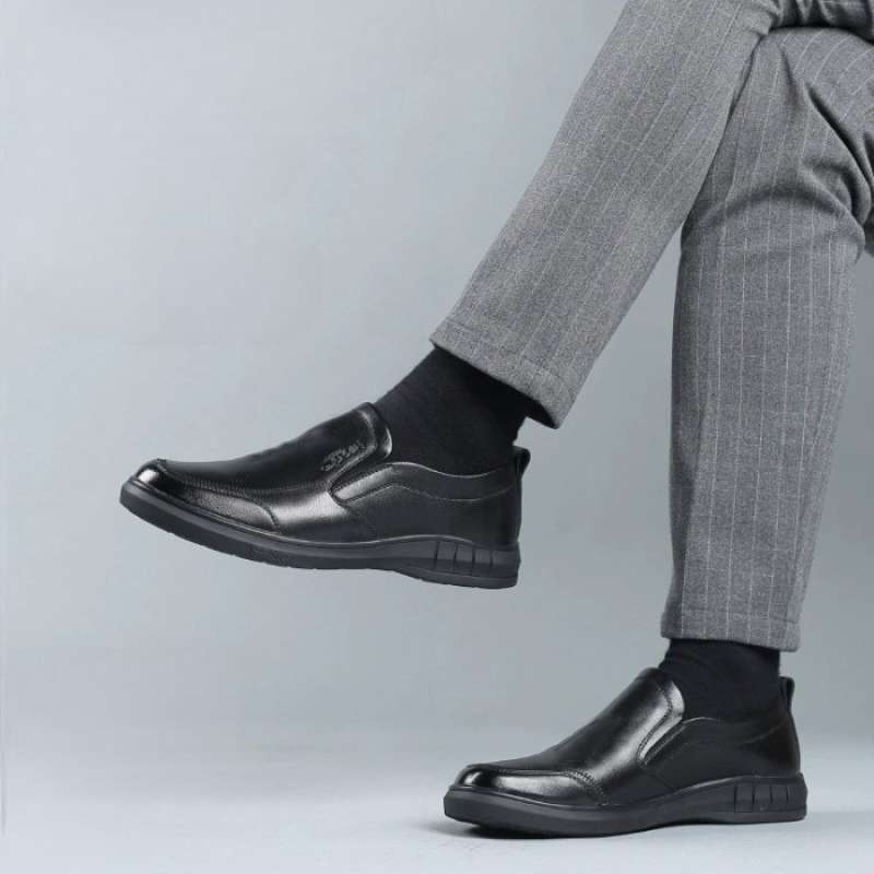Jual Sepatu Formal Pria Spatu Slip On Kulit Kerja Kantor Office Pormal ...