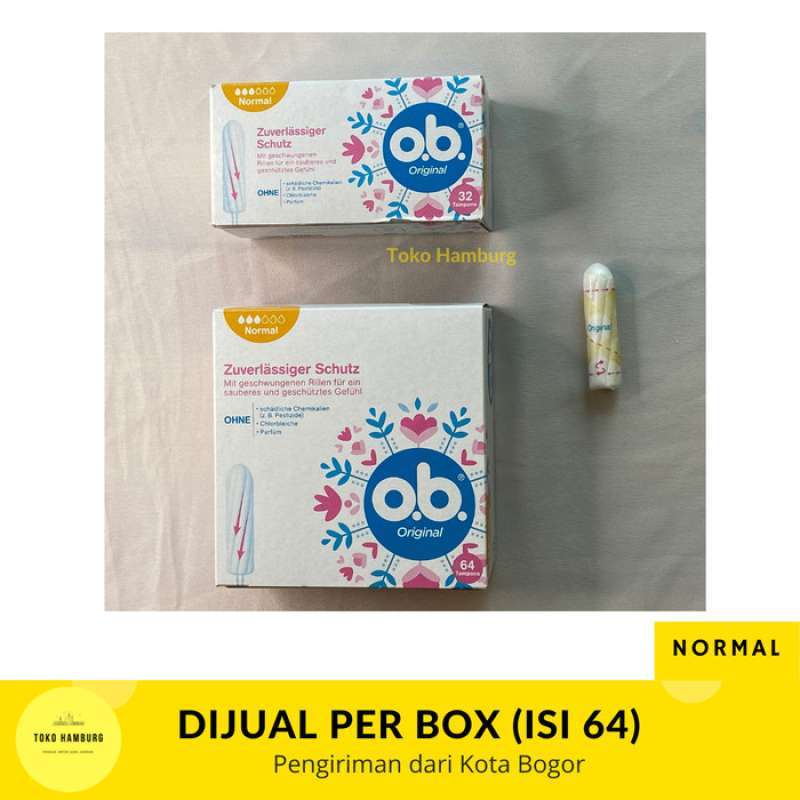 Jual Tampon Ob Original Normal Per Box Isi 64 Di Seller Pro-id ...