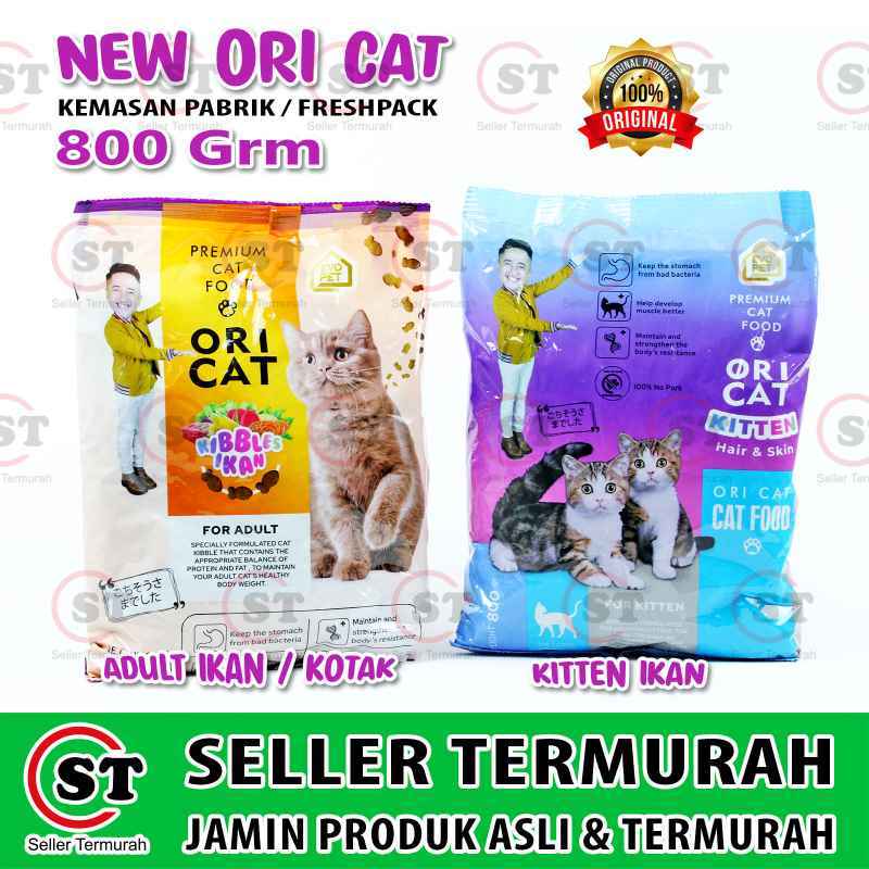 Promo Makanan Kucing Murah Sehat Ori Cat Adult 800 gr Setara Kitten ...