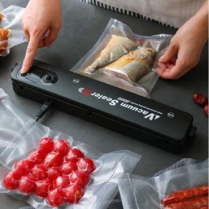 Jual vacum sealer makanan basah kering Food vacuum Sealer Snack Vakum ...
