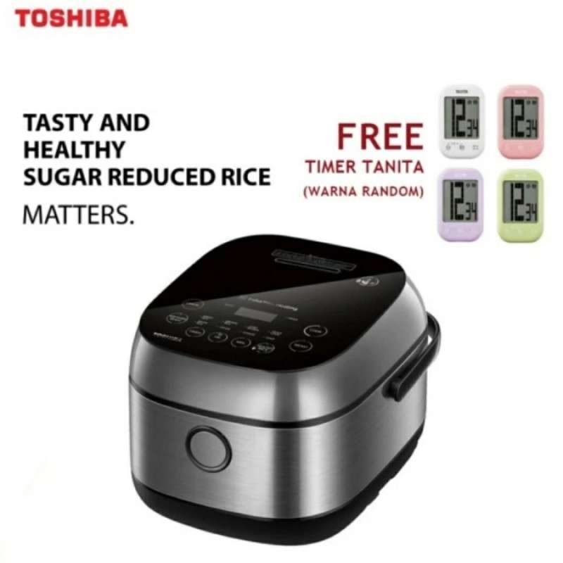 Promo Toshiba Rice Cooker Low Sugar Induction Rice Cooker 1 Liter RC ...