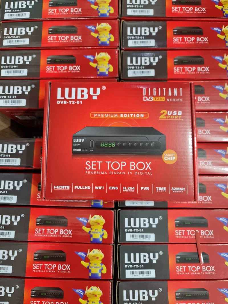 Promo STB ( Set Top Box ) Tv Digital Matrix DVB T2 Apple (Bisa untuk TV ...