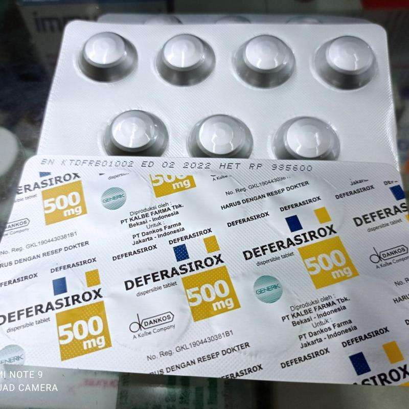 Jual Deferasirox 500mg Per Strip Isi 7 Tablet Di Seller Apotek Najeeb ...
