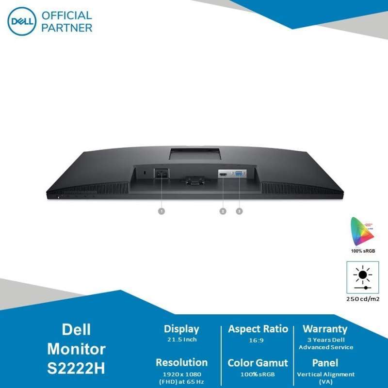 Jual Monitor Led Dell Se2222h 22 60hz Fhd Panel Va Hdmi Dsub Di Seller ...