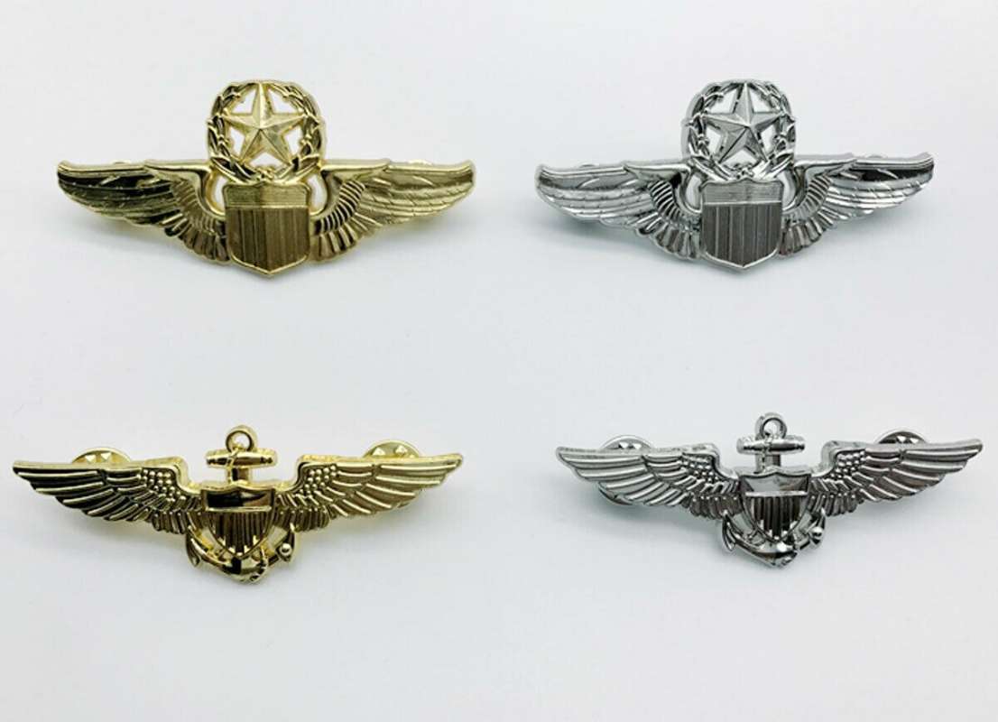 Promo US Army Air Force Pilot Wings Pin Badge U.S. Military Brooch Pins ...