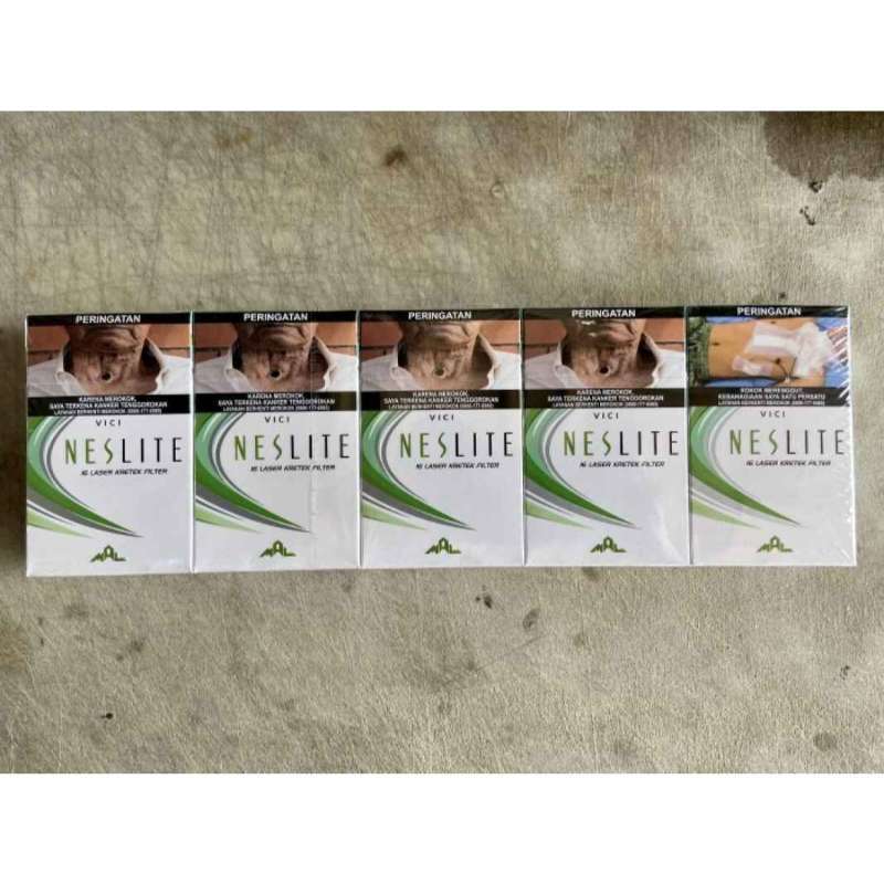 Promo Rokok NESLITE MENTHOL 16 Batang / SLOP / 10 Bungkus Diskon 24% di ...