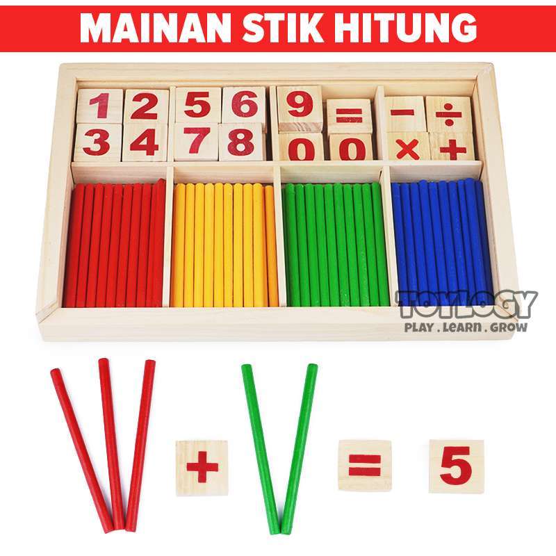 Jual Toylogy Mainan Kayu Edukasi Anak Alat Bantu Belajar Peraga ...