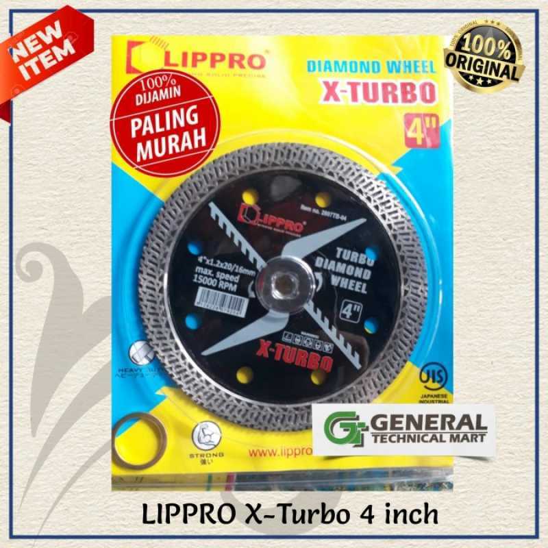Promo Lippro X-Turbo Diamond Wheel Net 4 Inch - Mata Pisau Potong ...