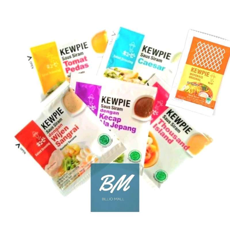 Jual Kewpie Salad Dressing Sachet Wijen Sangrai, Thousand Island ...