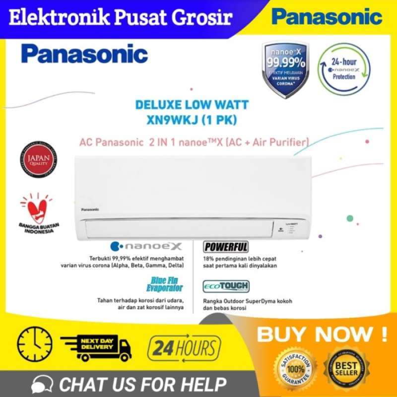 Promo Panasonic Ac Deluxe Low Watt 1 Pk Xn9Wkj Nanoex Blue Fin Eco Tough Diskon 17% di Seller ...