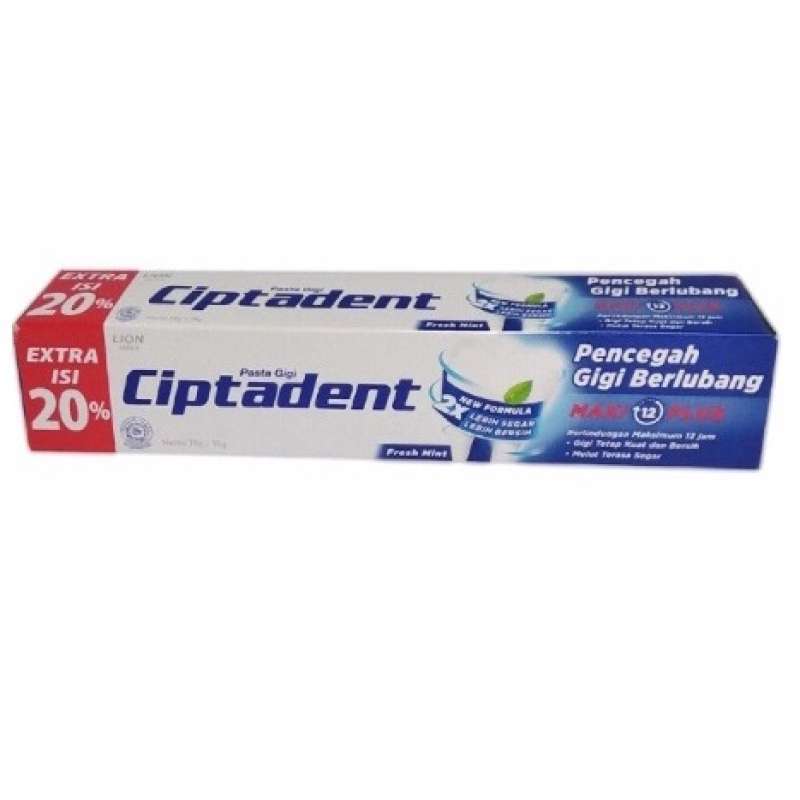Promo CIPTADENT PASTA GIGI 75+15 gr MAXI PLUS COMPLETE FRESH MINT COOL ...
