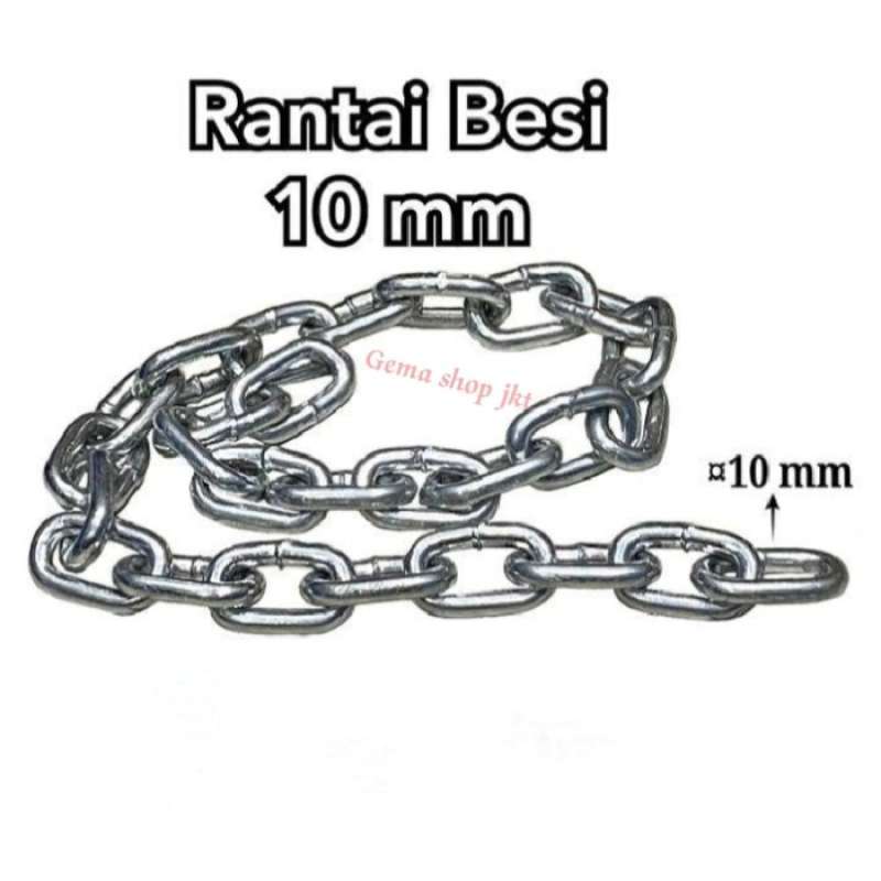 Promo Rantai Besi 10Mm Galvanis Meteran Diskon 17% di Seller KSM Store ...
