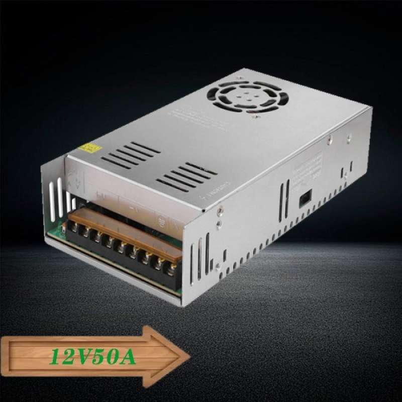 Promo Switching Power Supply Psu 12v 50a 12 Volt 50 Amper Kipas Diskon ...