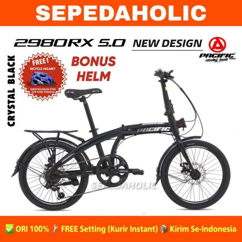 Jual Sepeda Lipat PACIFIC 2980 RX 5.0 Boncengan Ukuran 20 Inch 7 Speed ...