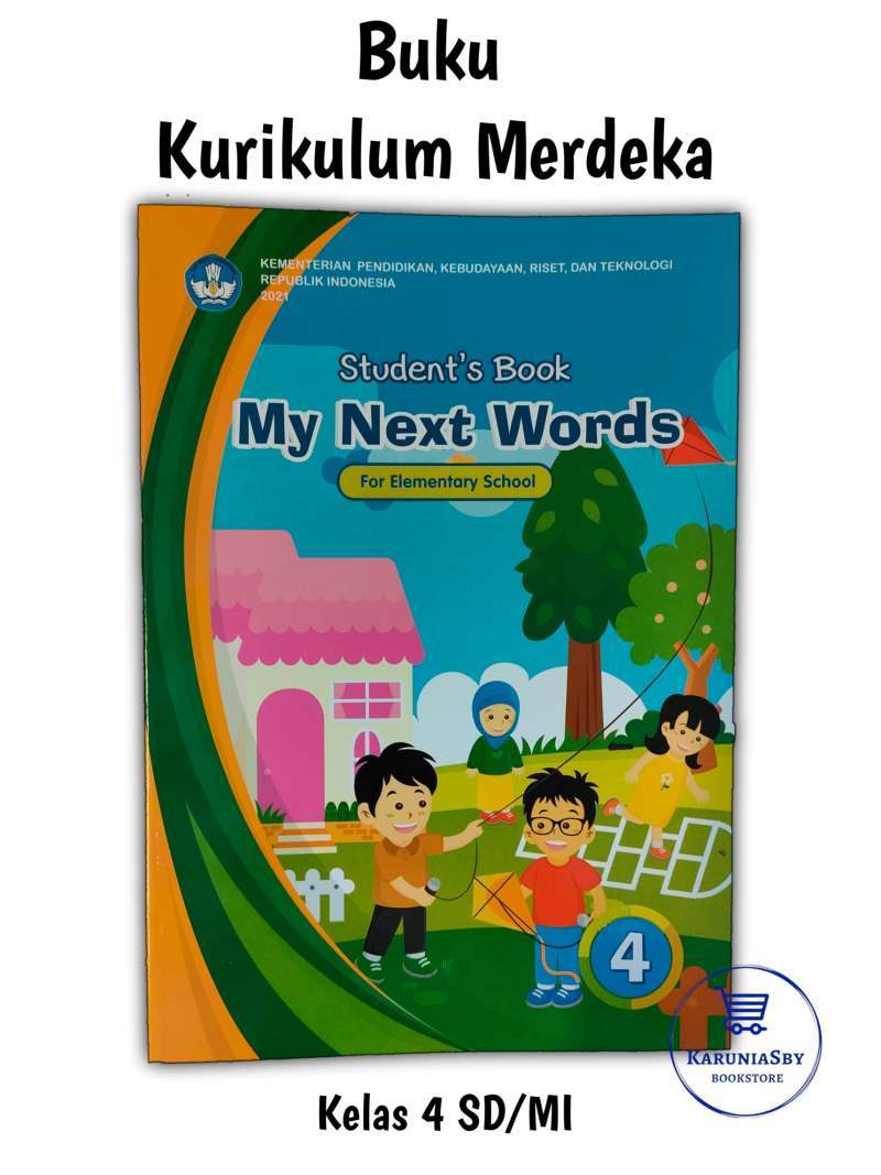 Jual Buku Paket Kelas 4 SD Kurikulum Merdeka Revisi 2021 Terbaru - BAHASA INGGRIS di Seller ...