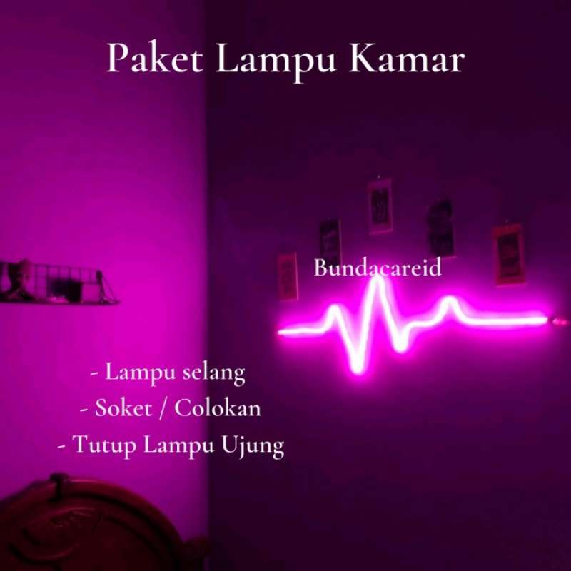 Promo Lampu Kamar LED Neon Flex Tiktok Lampu Hias Viral Aesthetic ...