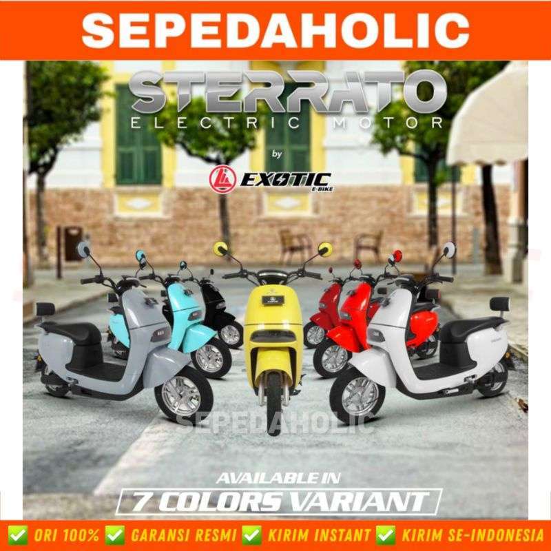 Jual Sepeda Motor Listrik Exotic Sterrato 800 Watt Electric By Pacific ...