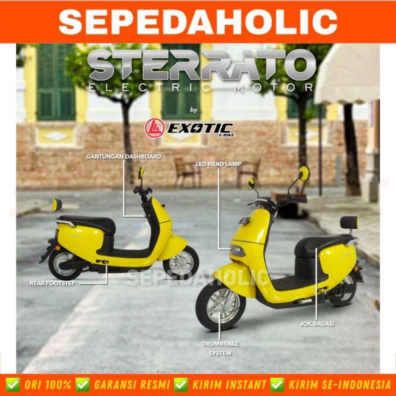 Jual Sepeda Motor Listrik Exotic Sterrato 800 Watt Electric By Pacific ...