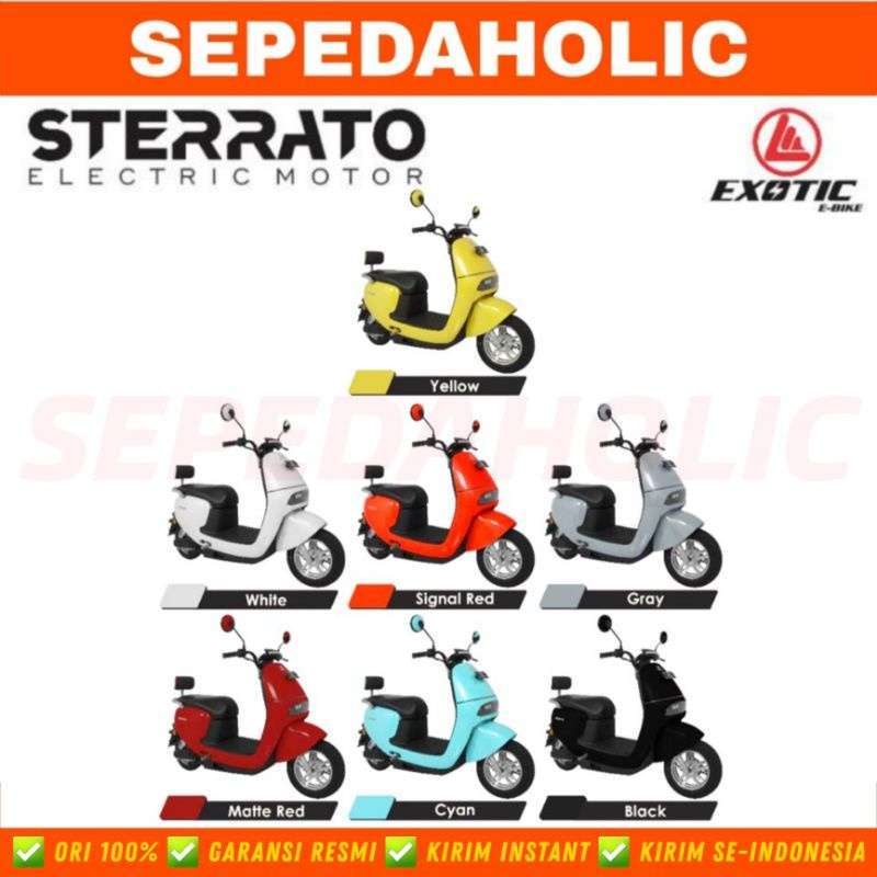 Jual Sepeda Motor Listrik Exotic Sterrato 800 Watt Electric By Pacific ...
