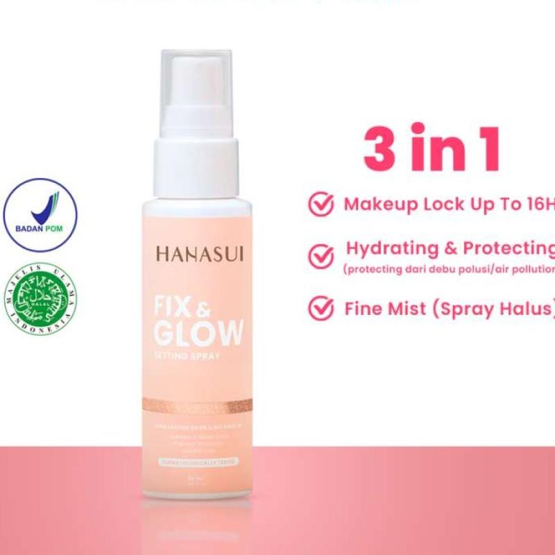 Jual Hanasui Fix & Glow Setting Spray Di Seller Juragan Kosmetik Murah ...