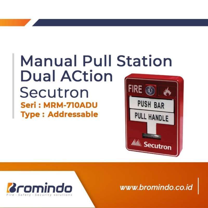Jual Addressable Manual Pull Station Mrm-700adu Secutron Di Seller Bromindo Mekar Mitra ...