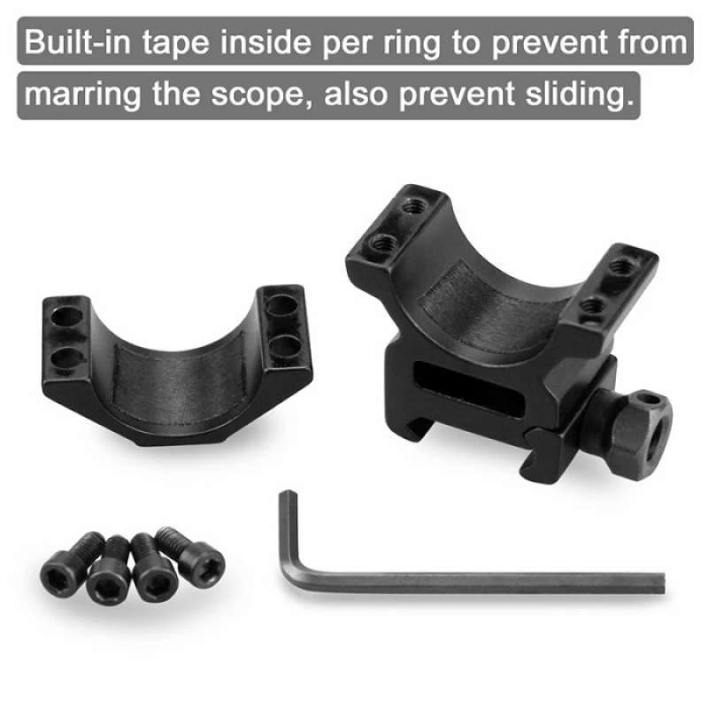 Jual Mounting Od 30 Mm Rail 20 Mm / Mounting Teleskop Picatinny Scope ...