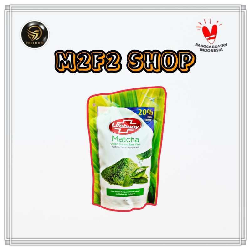 Promo Lifebuoy Body Wash Sabun Mandi Cair Matcha Green Tea Refill - 250 ...