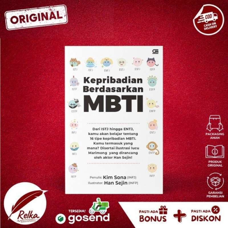 Promo Buku Kepribadian berdasarkan MBTI - Kim Sona Han Sejin Diskon 23% ... Promo Buku Kepribadian berdasarkan MBTI - Kim Sona Han Sejin Diskon 23% ...