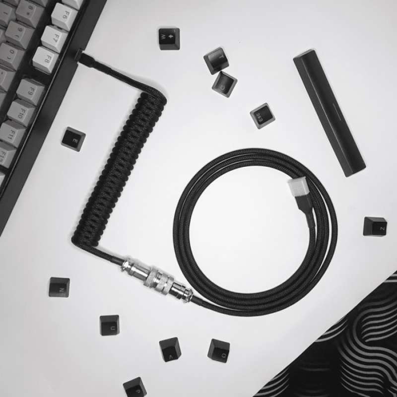 Jual Coiled Paracord Cable Aviator Mechanical Keyboard Standard Edition ...