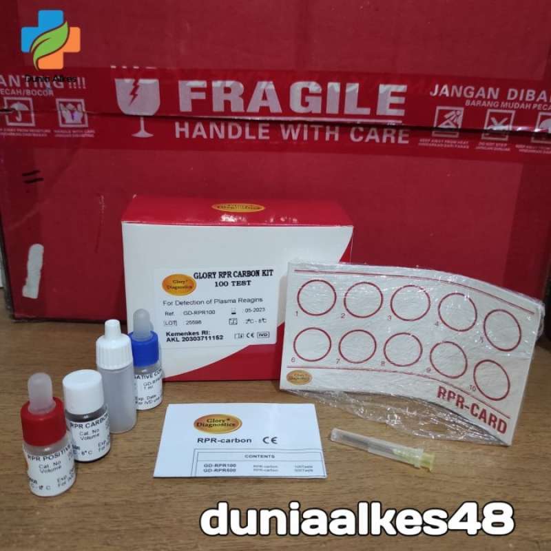 Jual Reagen Rpr Carbon Kit 100 Test Glory Diagnostics Di Seller Bergas ...