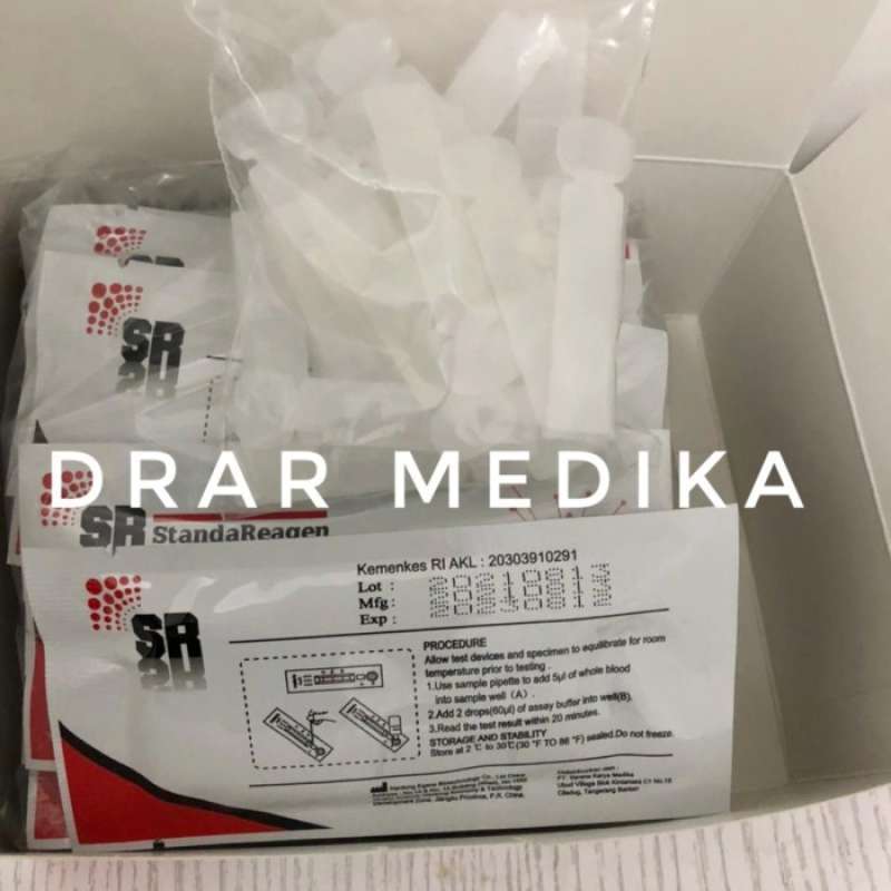 Jual Malaria Pv/pf Test Card (whole Blood) Isi 25 Test Di Seller Bergas ...